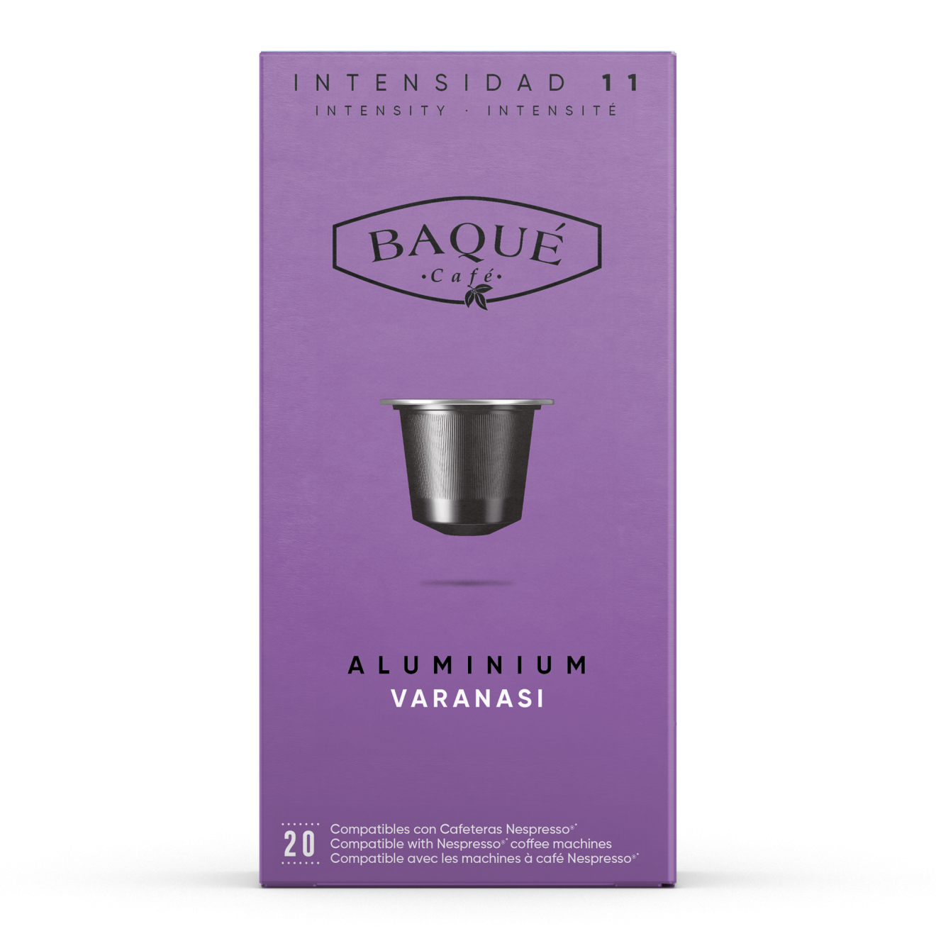Varanasi, Aluminiozko 20 kapsula Nespresso®-rekin bateragarriak - Cafés ...